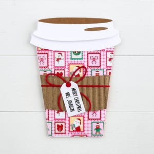 Christmas Teacher Gift Card Holder, Gifts for Teachers, Coffee Cup Gift ...