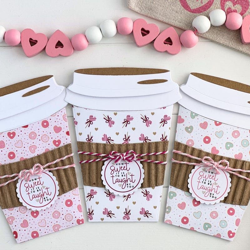 Teacher Valentine Card - Etsy