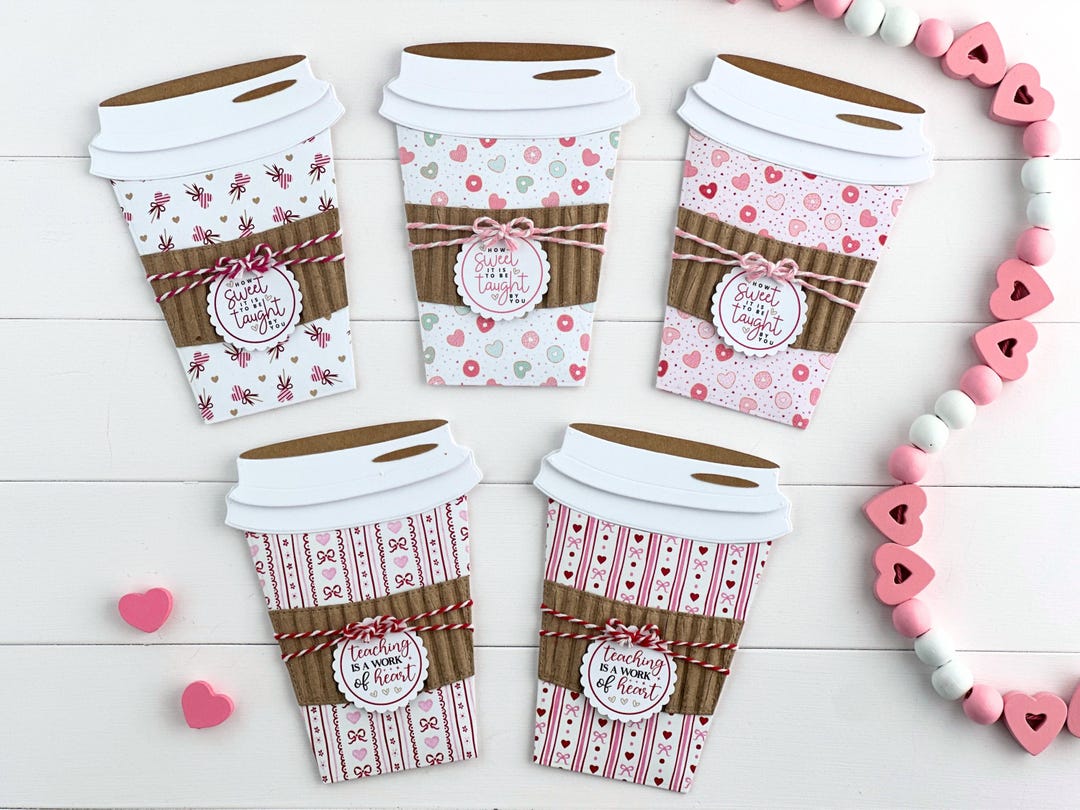 Valentine Teacher Gift Card Holder, Teacher Valentines Gift, Teacher ...