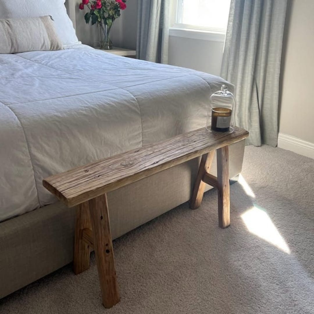 Skinny Bench (from Salvaged Dock Wood) - Etsy