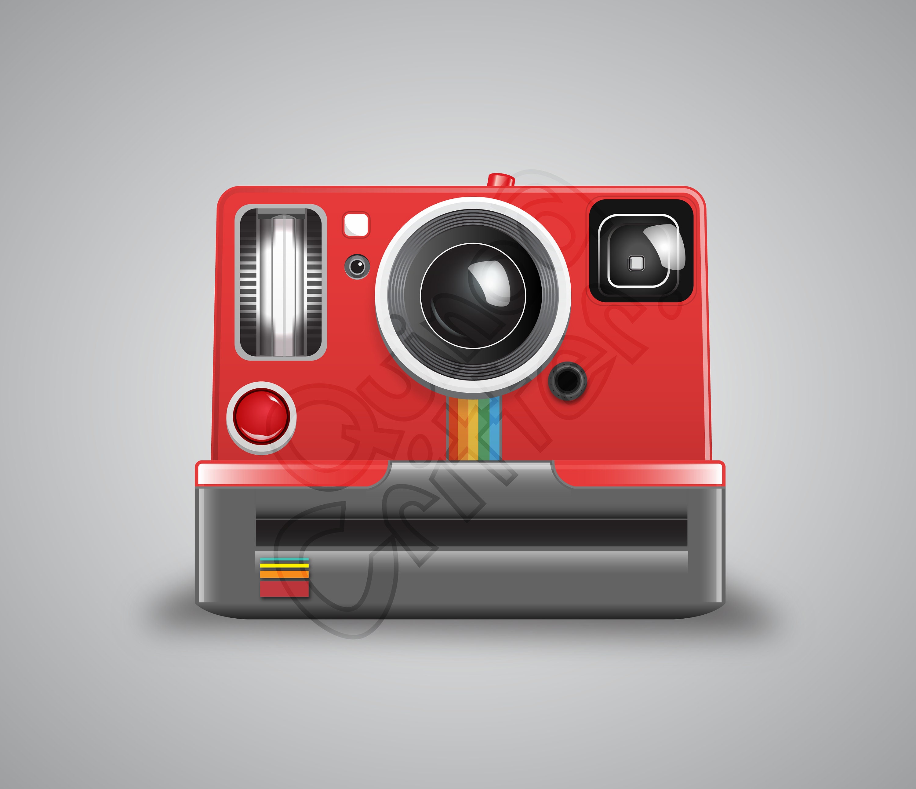Polaroid Style Clipart Instant Camera Graphics Digital Download Clip ...