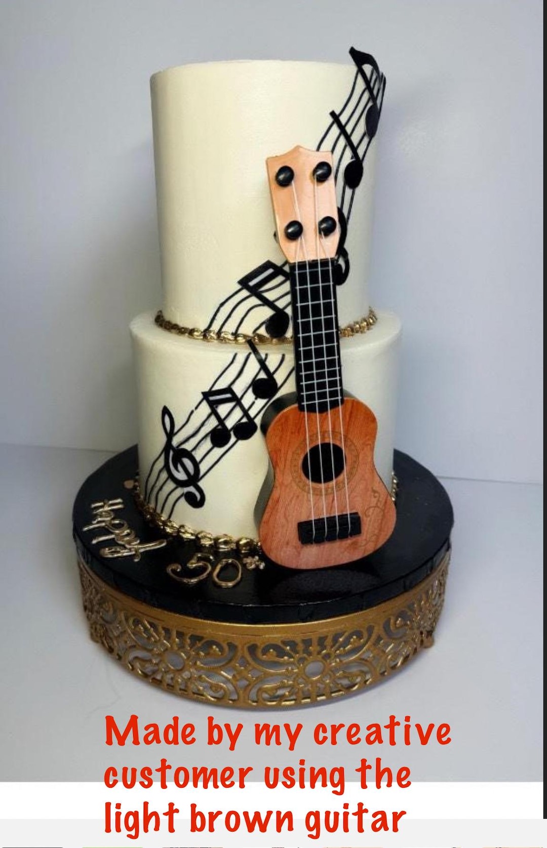 Guitar Cake Topper, Guitar, Guitarist Birthday, Music Teacher, Guitar ...