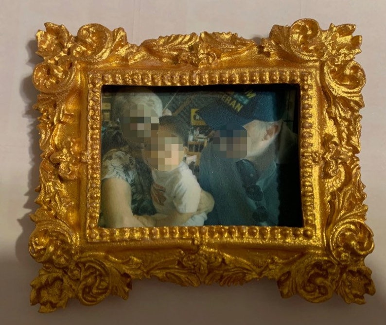 ALL EDIBLE Frame With Picture Edible Picture Frames Cake - Etsy