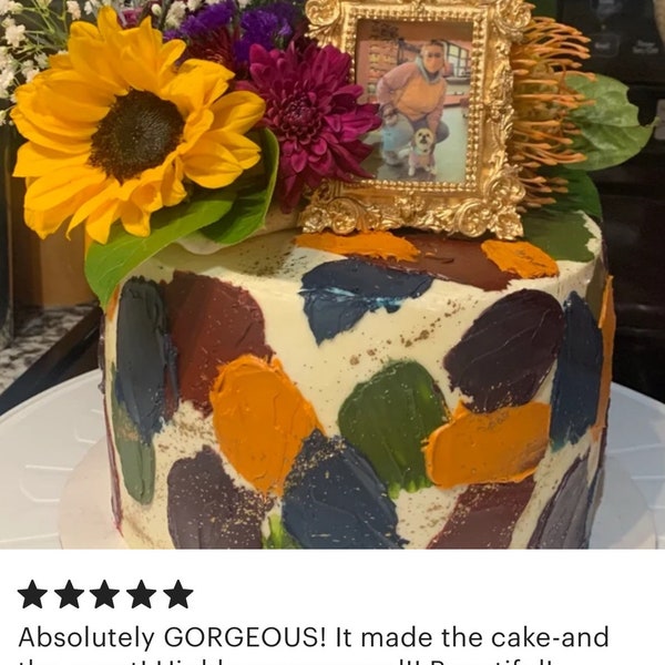 Birthday Cake Picture Frame - Etsy