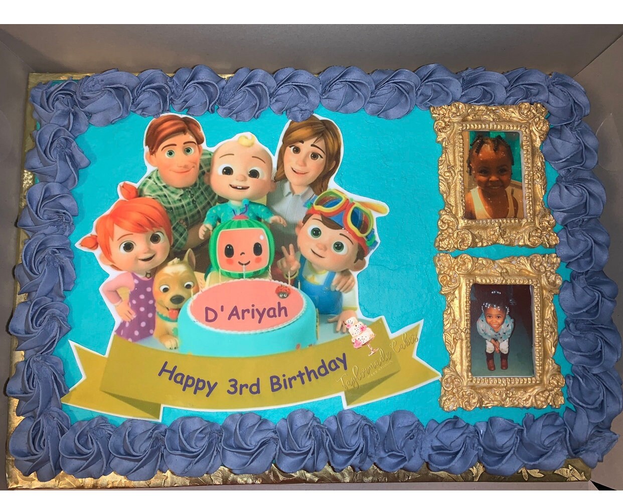 ALL EDIBLE Frame With Picture Edible Picture Frames Cake - Etsy