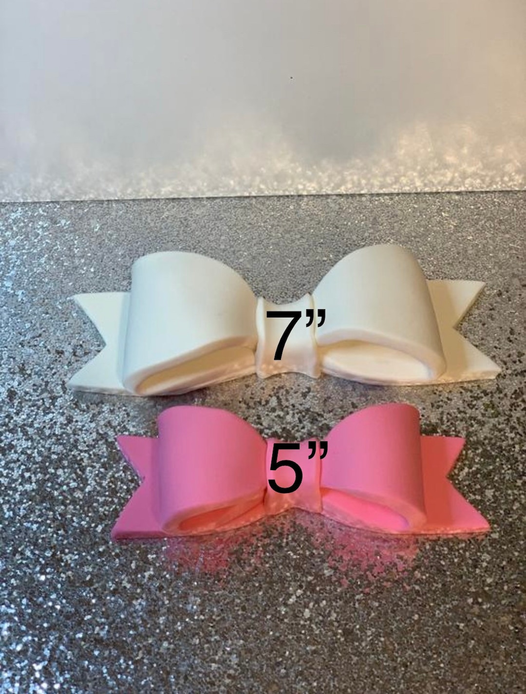 Edible Cake Decorative Bow, Cake Bow Topper, Fondant Bow for Cakes, Big ...