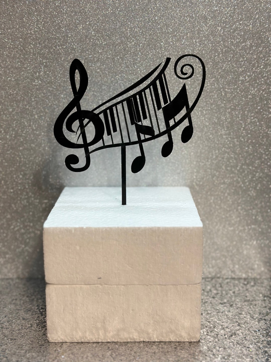 Music Note, Musician, Band Cake Topper, Musical Notes Cake Topper ...