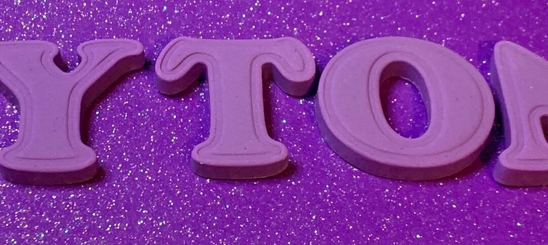 Edible Large-thick Fondant Letters Cake Topper, Large Edible Letters ...