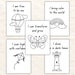 10 Printable Coloring Affirmation Cards for Kids - Coloring Pages to ...
