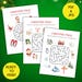 Christmas Maze Games for Kids, Printable Xmas Maze Puzzles for Children ...