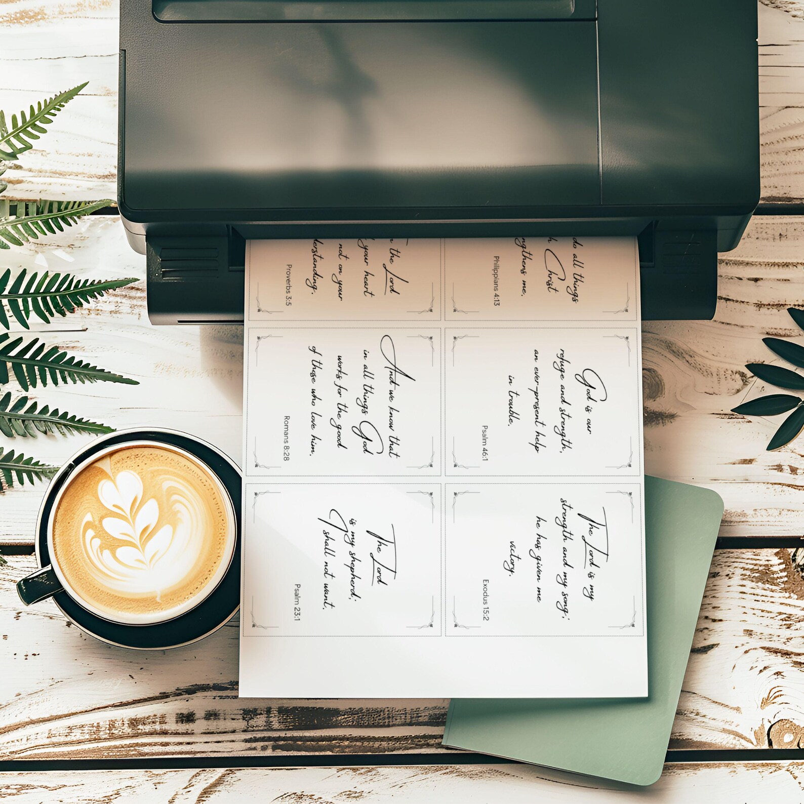 30 Printable Bible Affirmation Cards, Words of Christian Affirmations ...