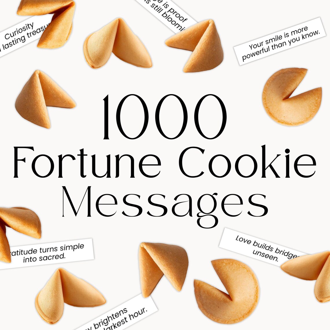 1000 Fortune Cookie Messages – an Inspiring Set of Cut-out Strips for ...