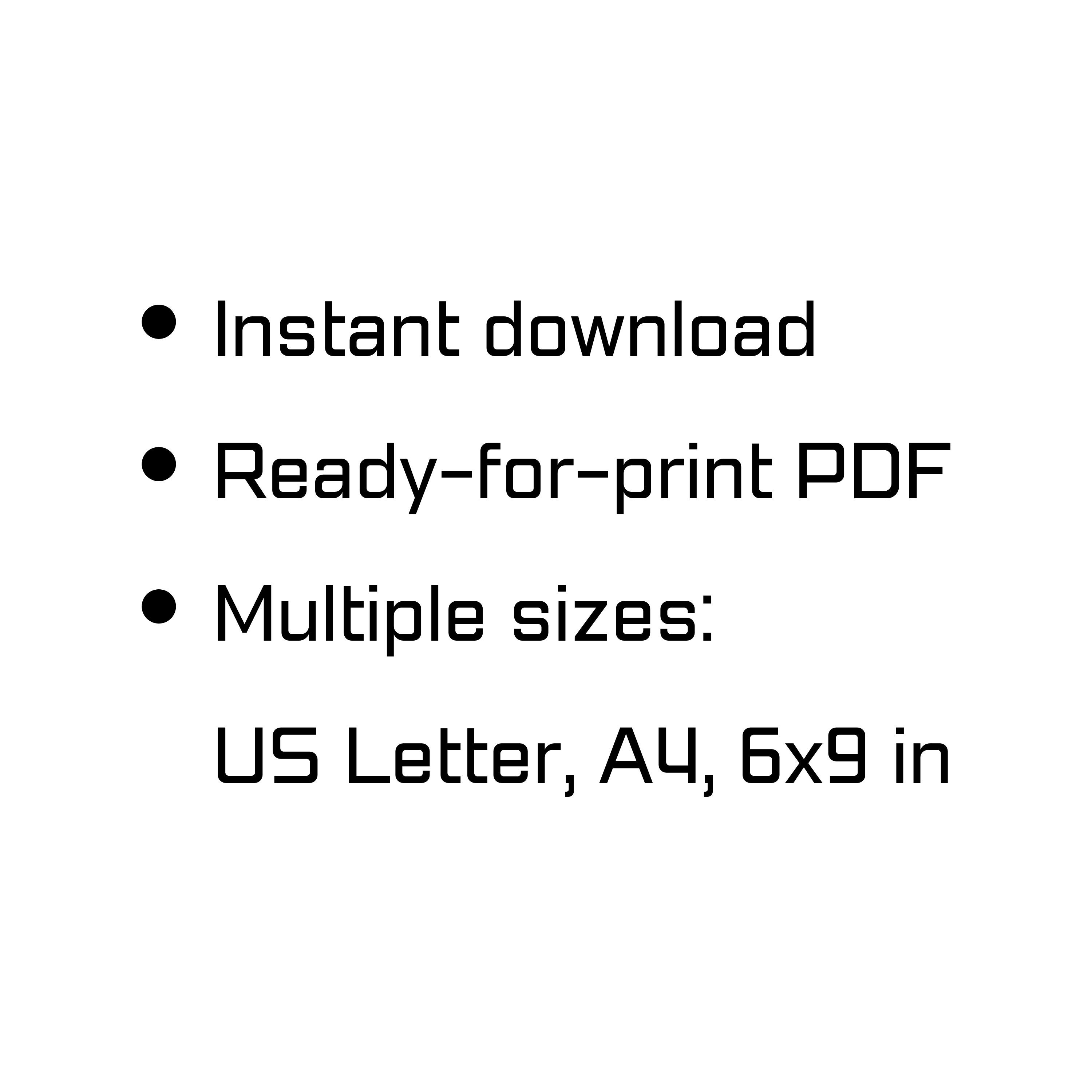 Printable Password Logbook | Tracker for Managing Online Accounts ...