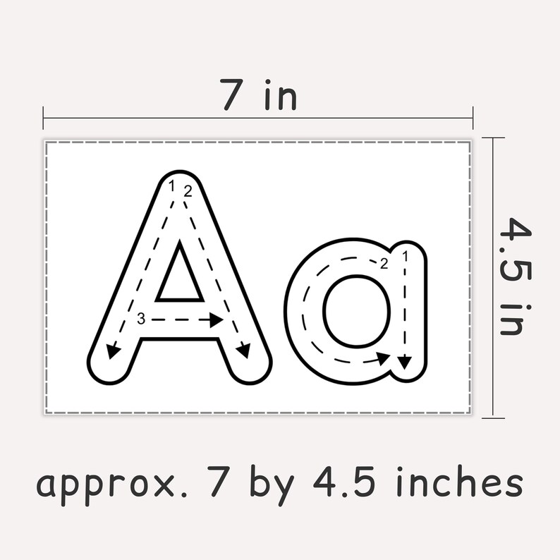 Printable Alphabet Activity Cards: Trace, Color & Cut Uppercase and ...