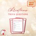 Printable Christmas Trivia Questions With Correct Answers, Trivia Party ...