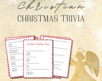 Christian Christmas Trivia | Printable Christmas Bible Trivia | Trivia ...