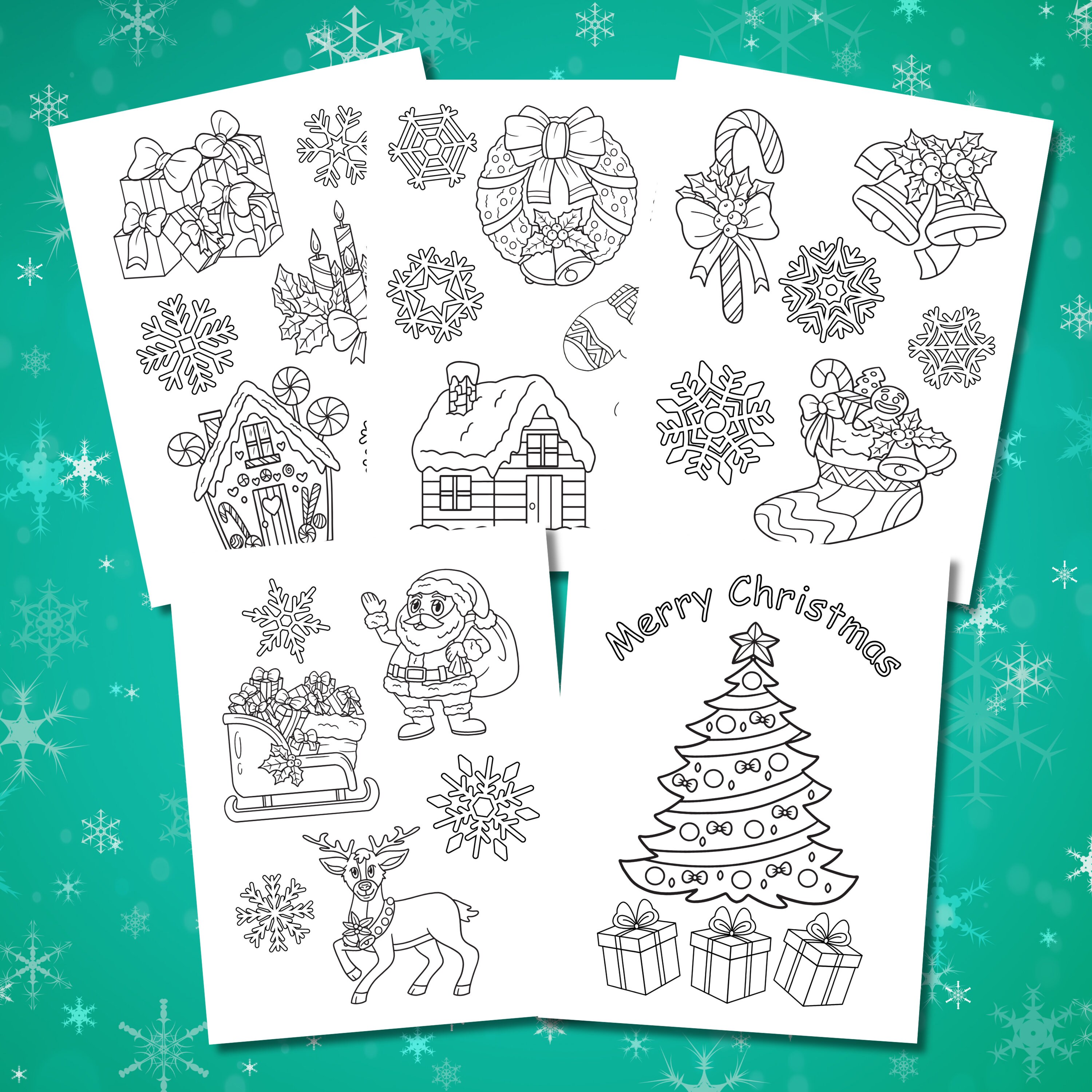 Printable Christmas Coloring Pages Christmas Coloring Book Merry ...
