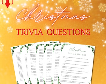 Printable Christmas Trivia Questions With Correct Answers | Trivia ...