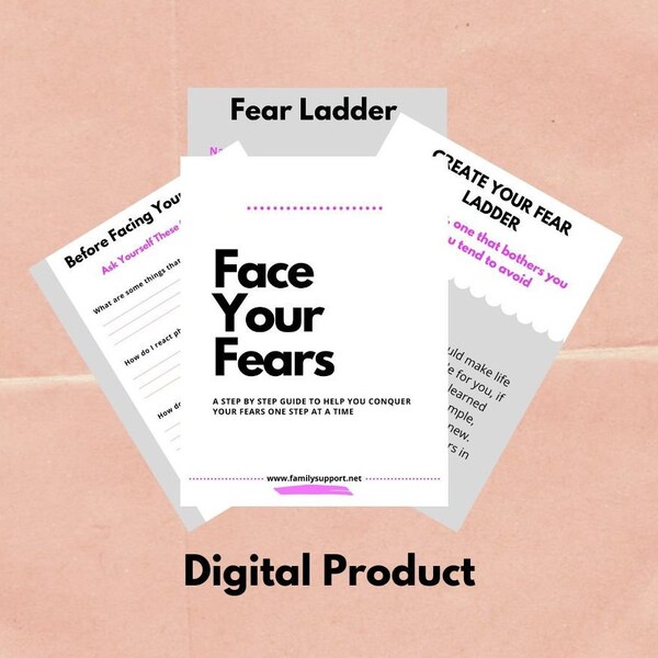 Self Help Worksheet for Adults - Etsy