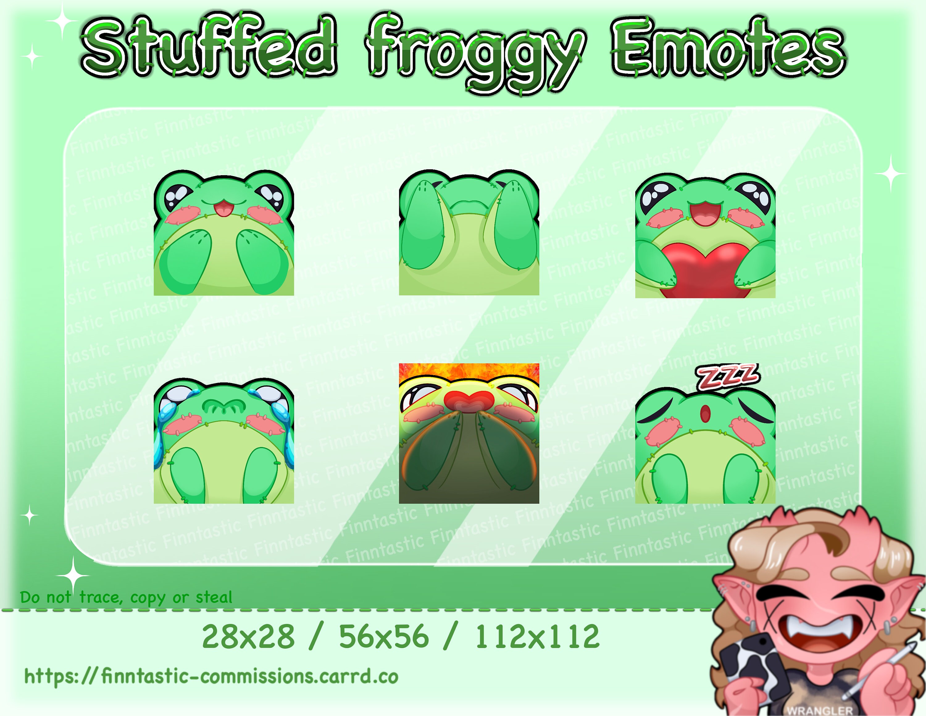 Stuffed Froggy Emotes for Discord, Twitch and Youtube - Etsy