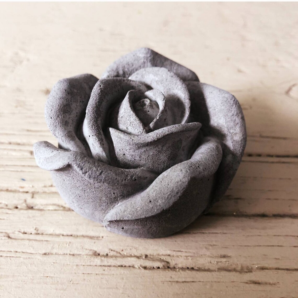 Cement Roses Set of 3 | Etsy