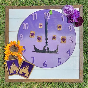 Rapunzel Inspired Clock || Lost Princess Clock || Best Day Ever Clock ...
