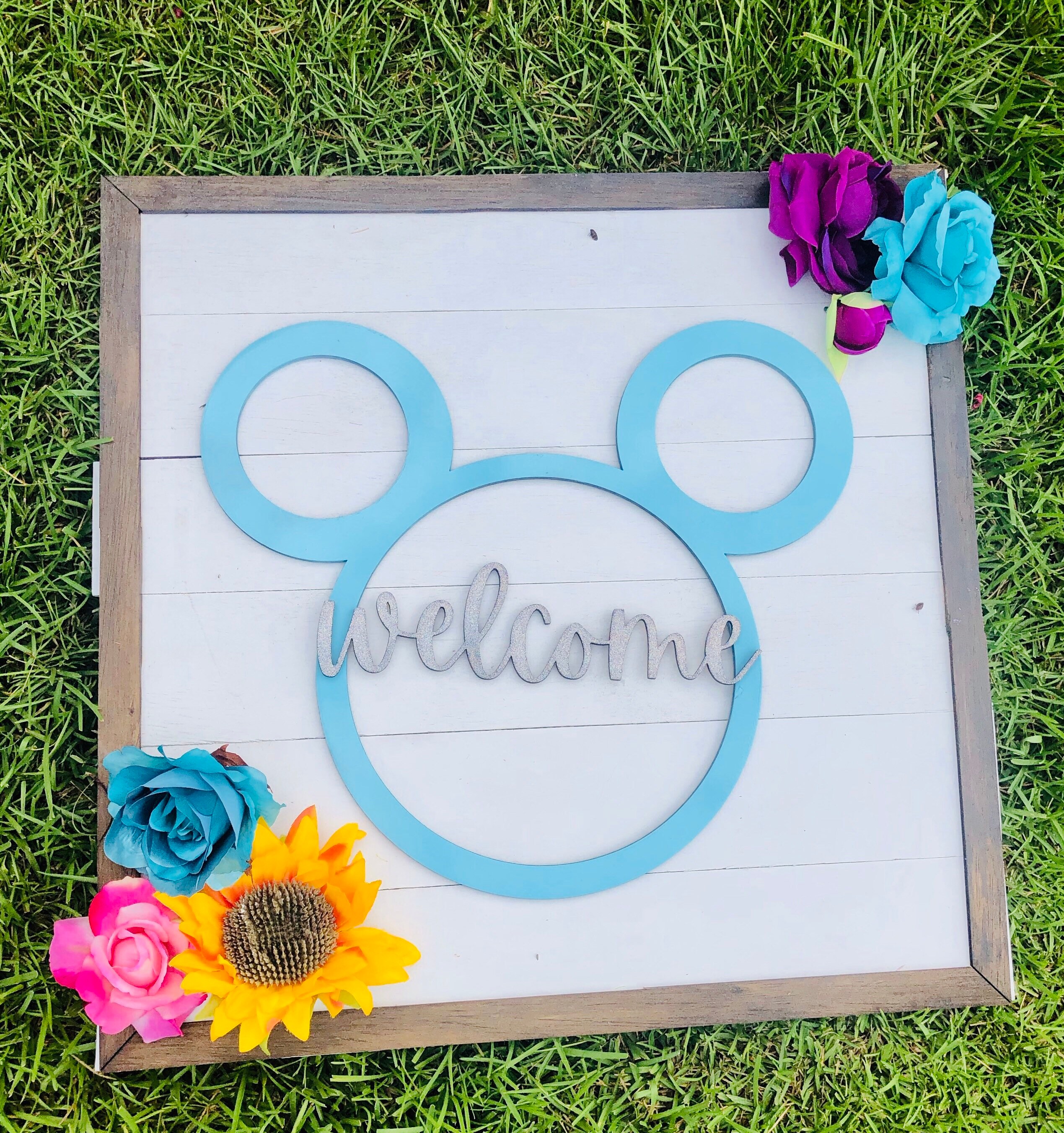 Mouse Head Welcome Sign Disney Welcome Sign Welcome Sign - Etsy