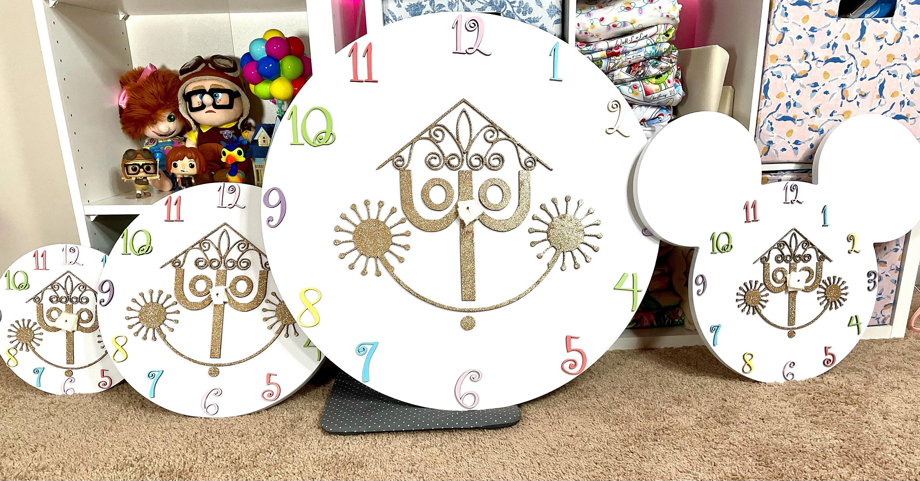 Colorful Its A Small World Clock Small World Ride Clock | Etsy