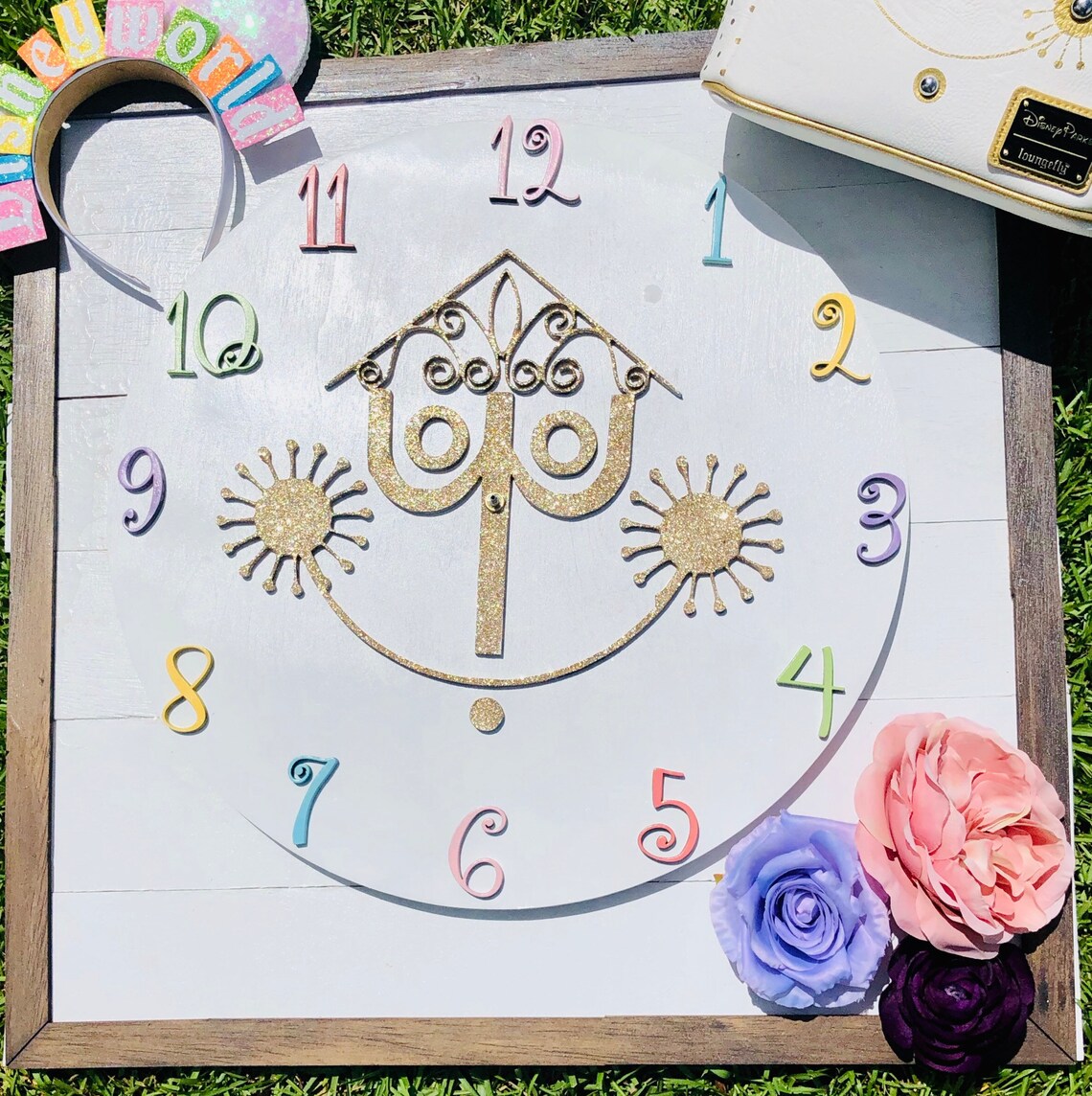 Colorful Its A Small World Clock Small World Ride Clock | Etsy