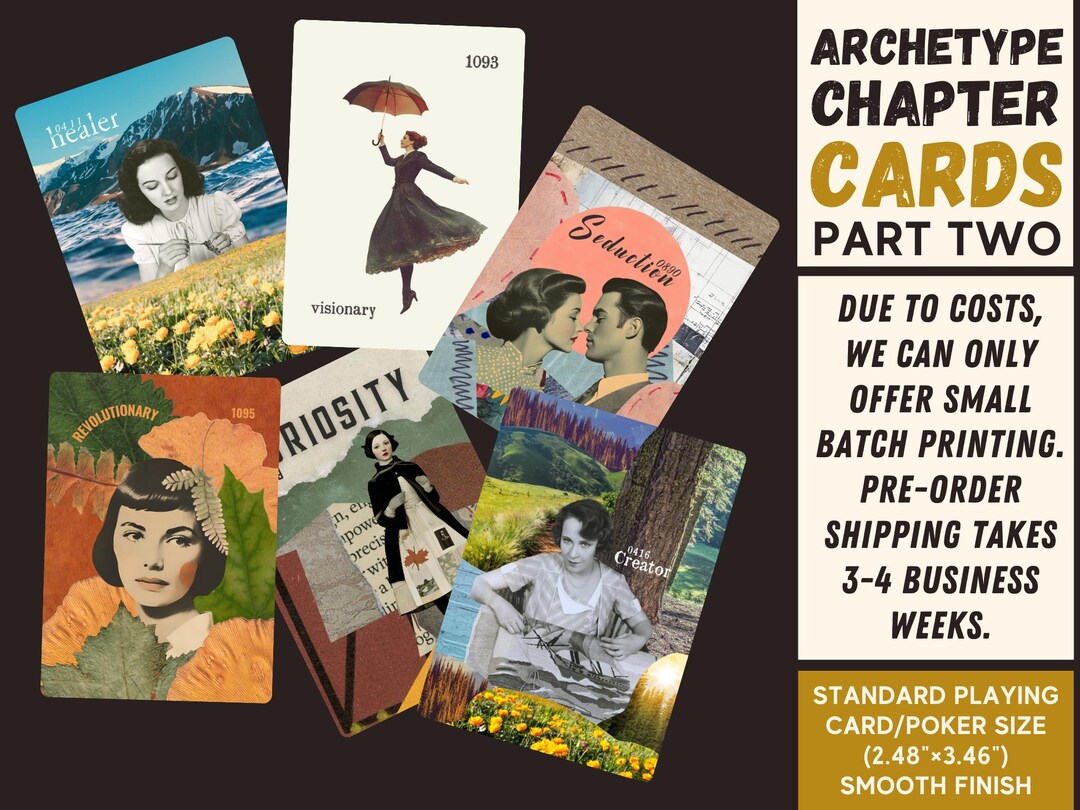 Archetype Chapter Cards Part Two | Storyteller Oracle Cards Gift Set ...