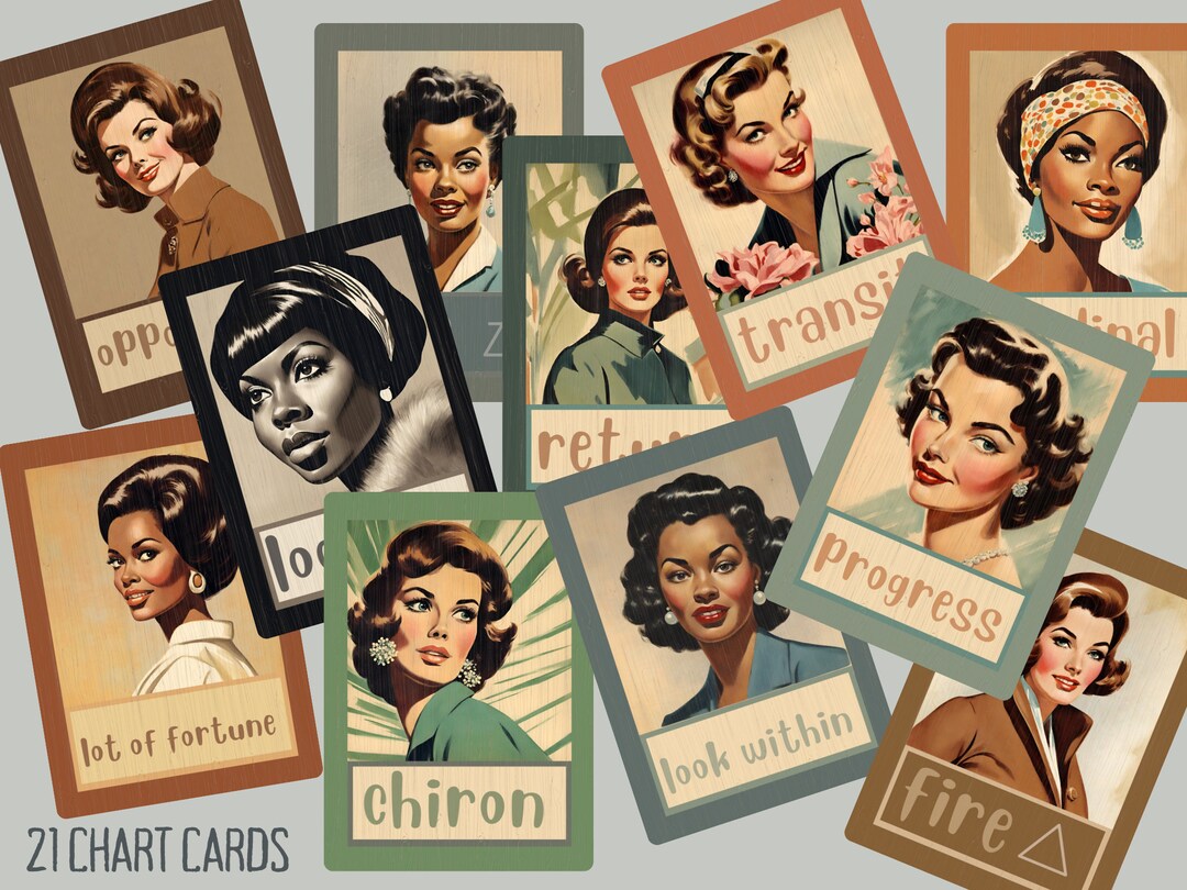 Classy Cosmic Lady Oracle Chart Cards Gift Set (pre-order) Original ...