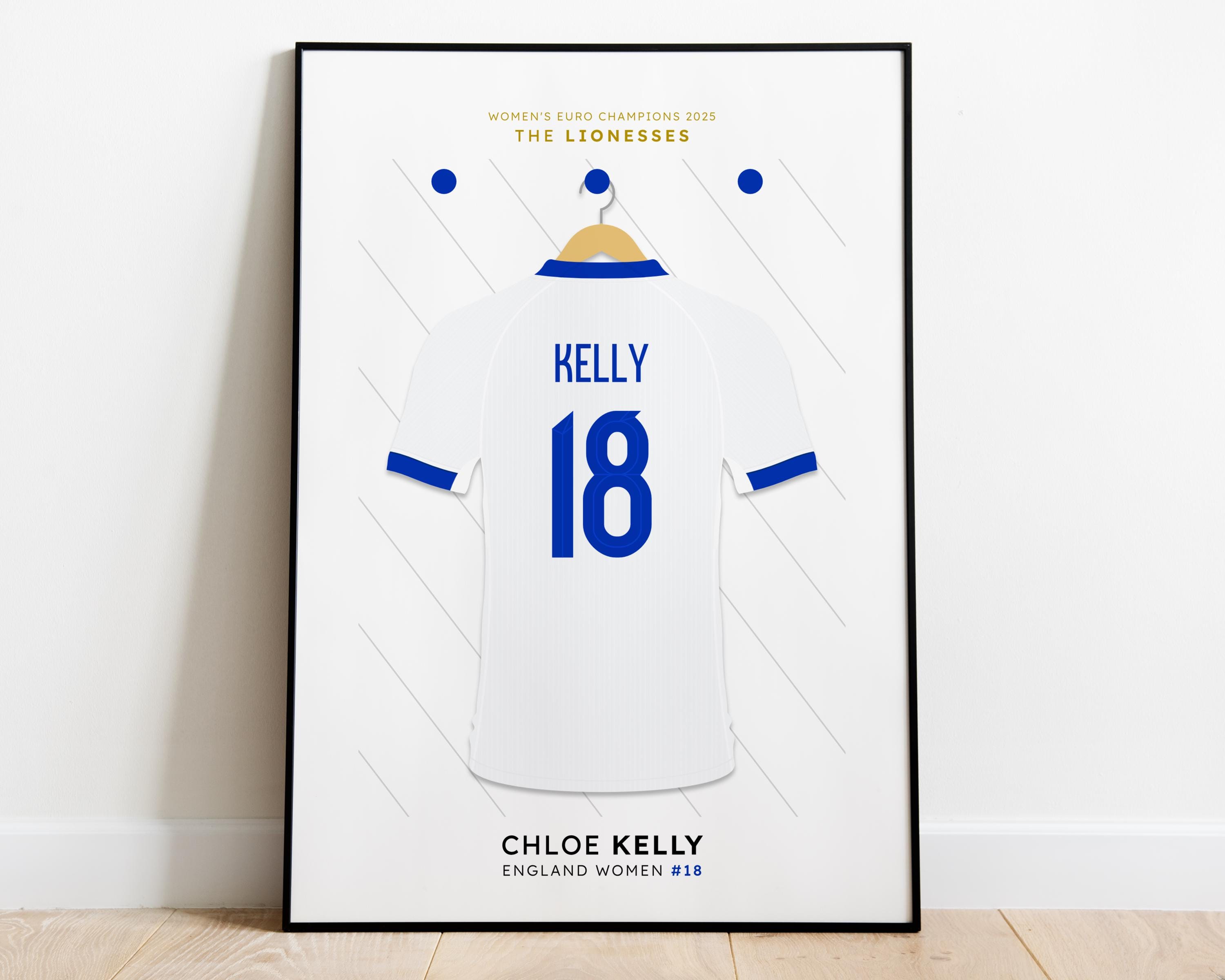 England Lionesses Women’s Euro 2025 Champions Squad Print - Women’s ...