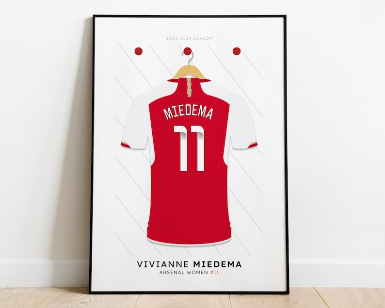 Vivianne Miedema Arsenal Women's Super League Player Print - Poster ...