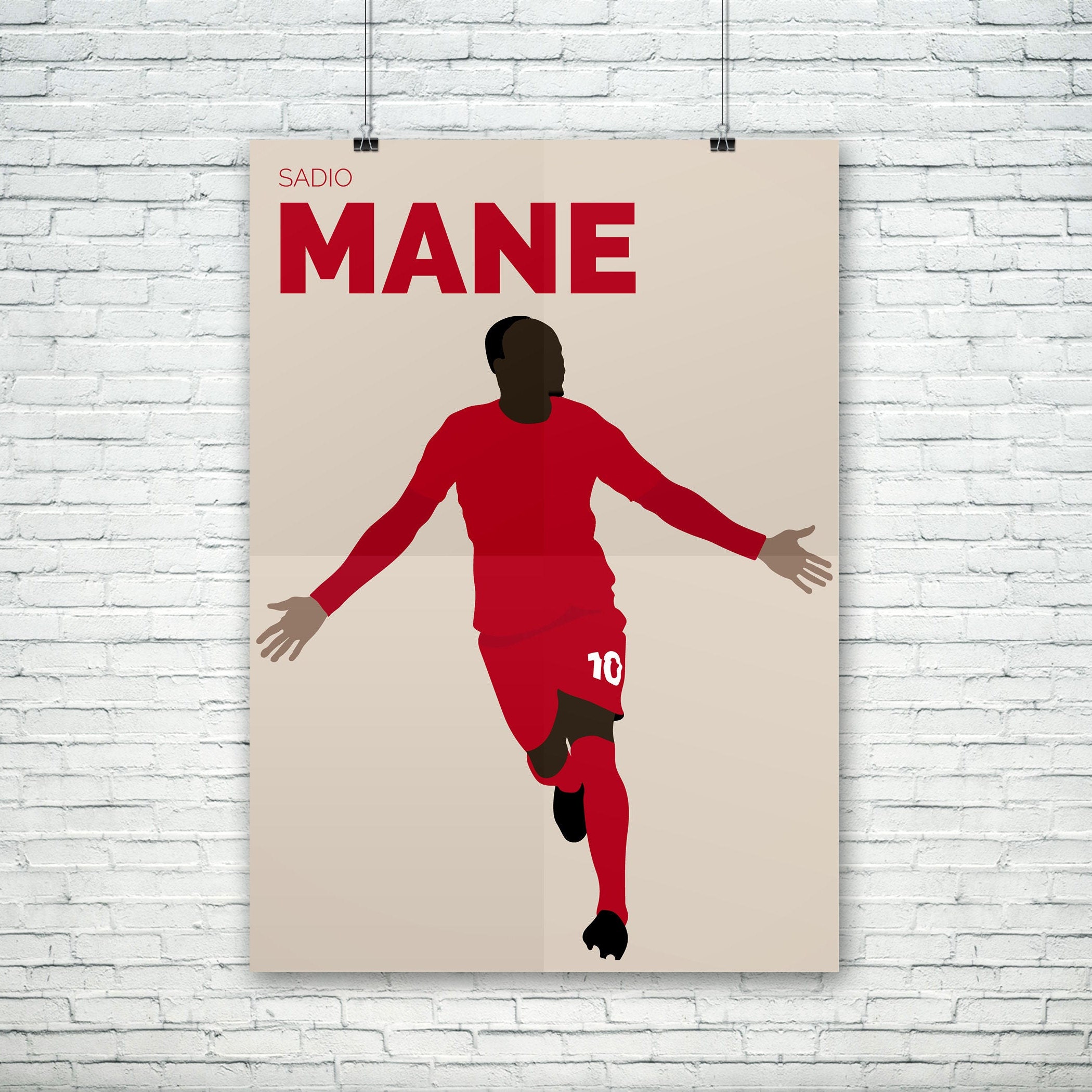 Sadio Mane Liverpool FC Football Print LFC Player Poster Art - Etsy UK