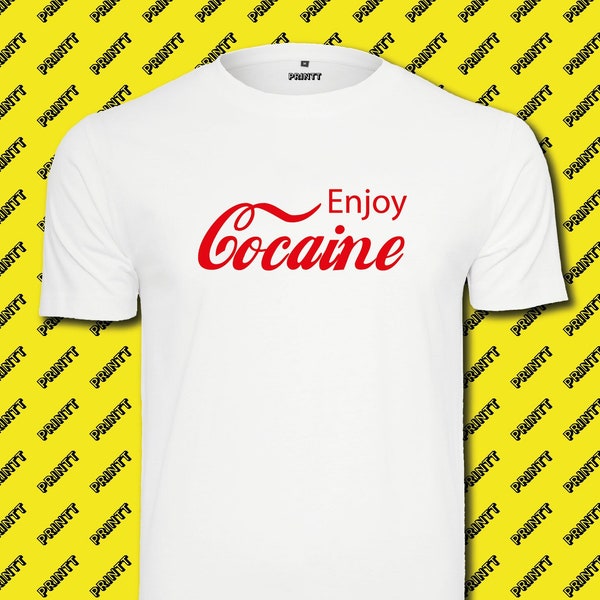 Enjoy Cocaine - Etsy