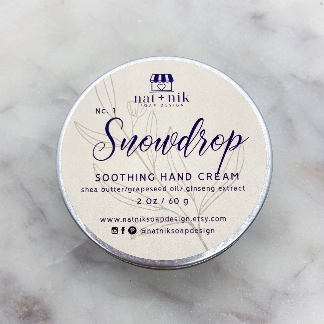 NEW Nc1 Soothing Hand Cream Snowdrop Scent Handmade Non-greasy ...