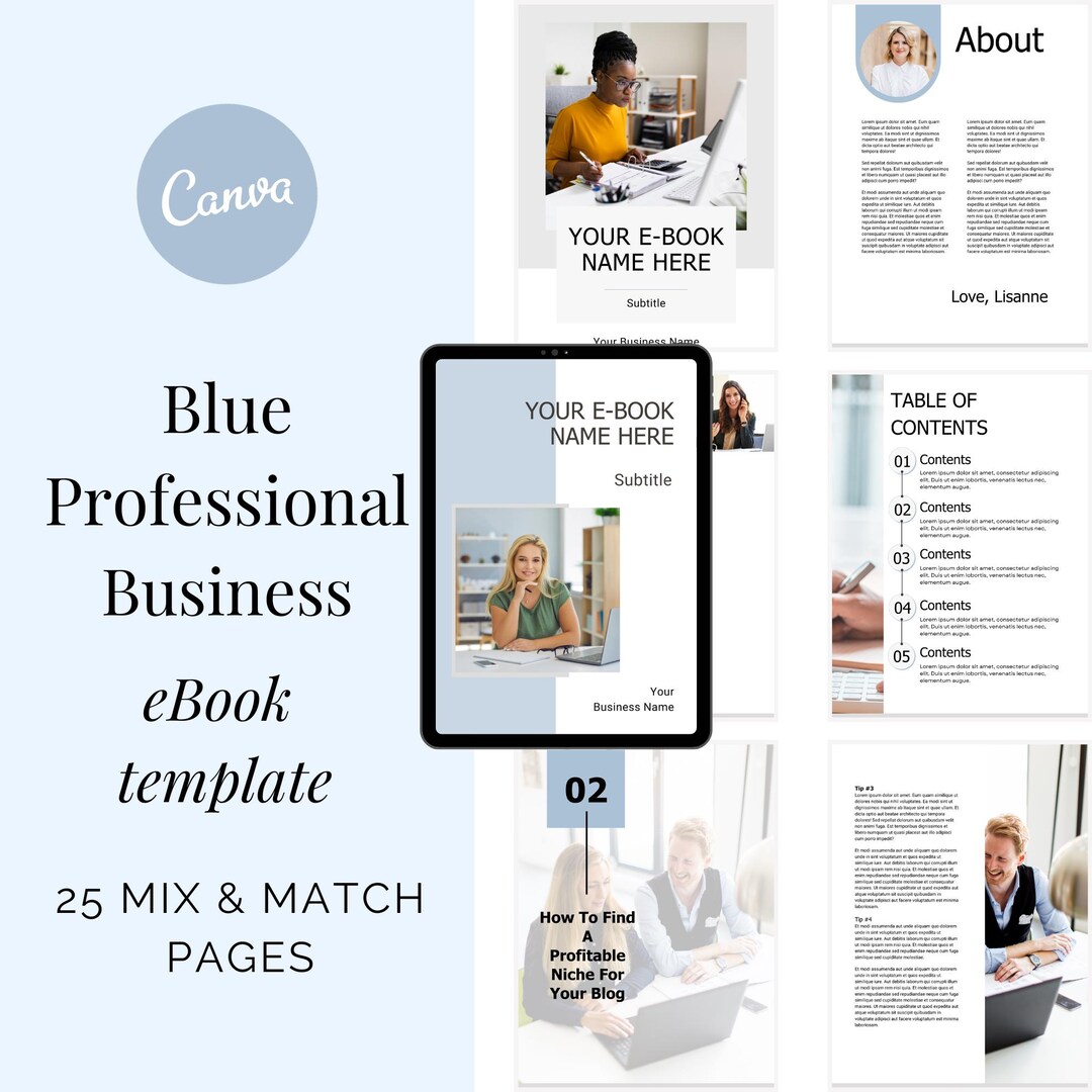 Ebook Workbook Template Canva for Coaches, Course Creator, Lead Magnet ...
