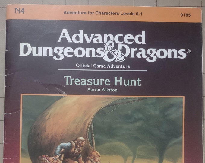 N4 Treasure Hunt, Advanced Dungeons & Dragons 1st Edition Vintage TSR ...