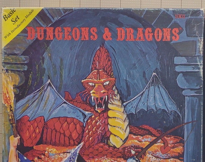 Basic Box Set TSR1001 for Dungeons and Dragons Vintage Gygax Holmes ...