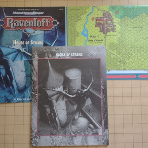 Ravenloft RM4 House of Strahd TSR9418 Vintage Ravenloft Official Game ...