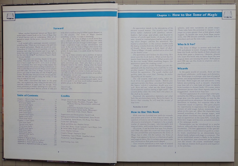Tome of Magic Advanced Dungeons and Dragons 2nd Edition - Etsy