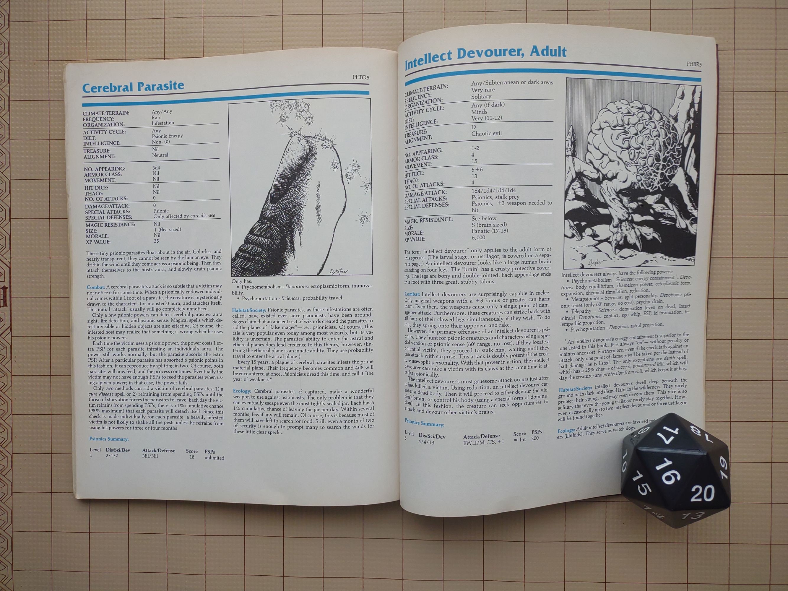 The Complete Psionics Handbook Vintage TSR Softcover Advanced - Etsy