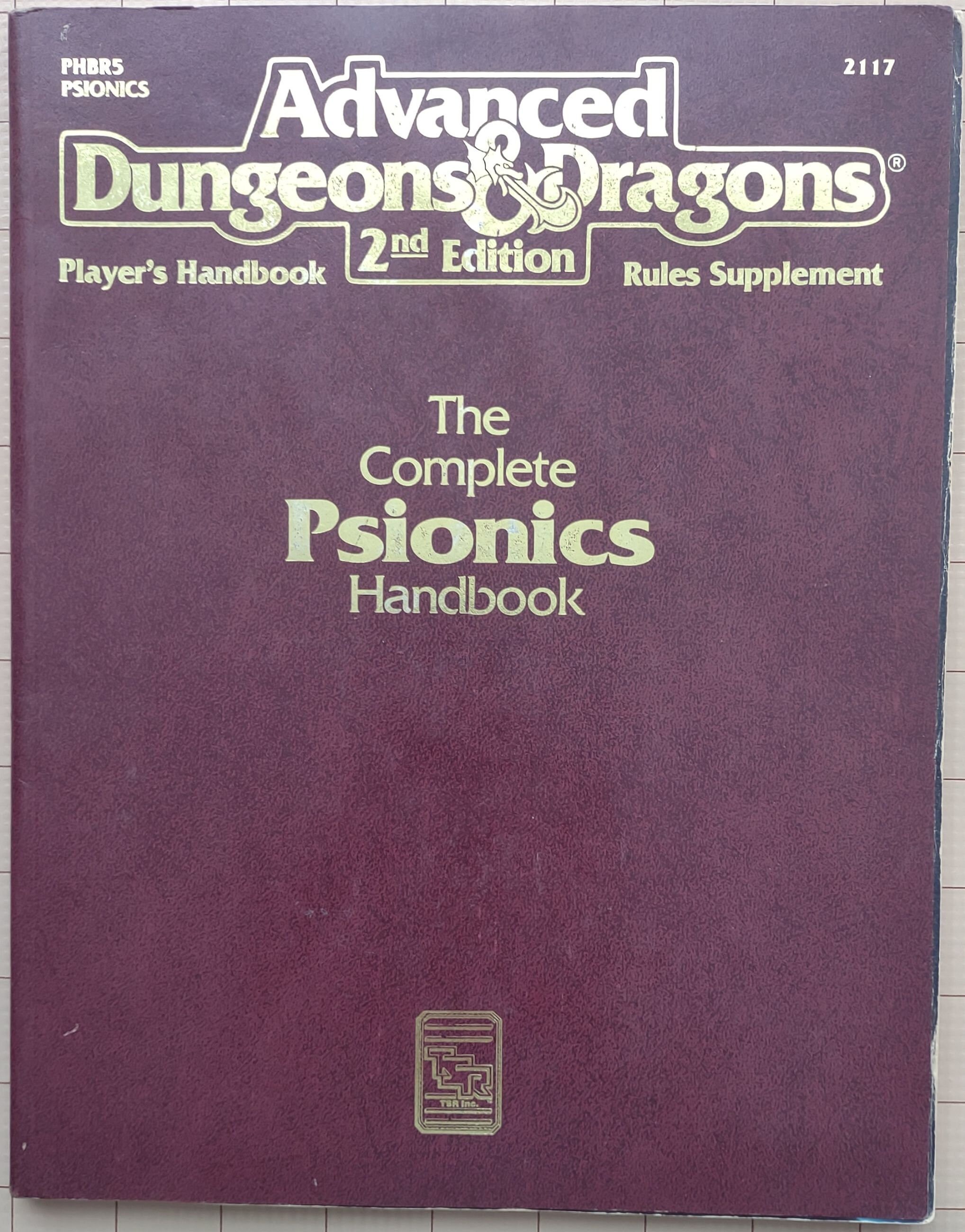 The Complete Psionics Handbook Vintage TSR Softcover Advanced - Etsy