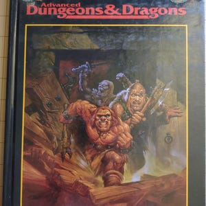 Dungeons and Dragons 2nd Edition Dungeon Master Guide TSR2160, Revised ...