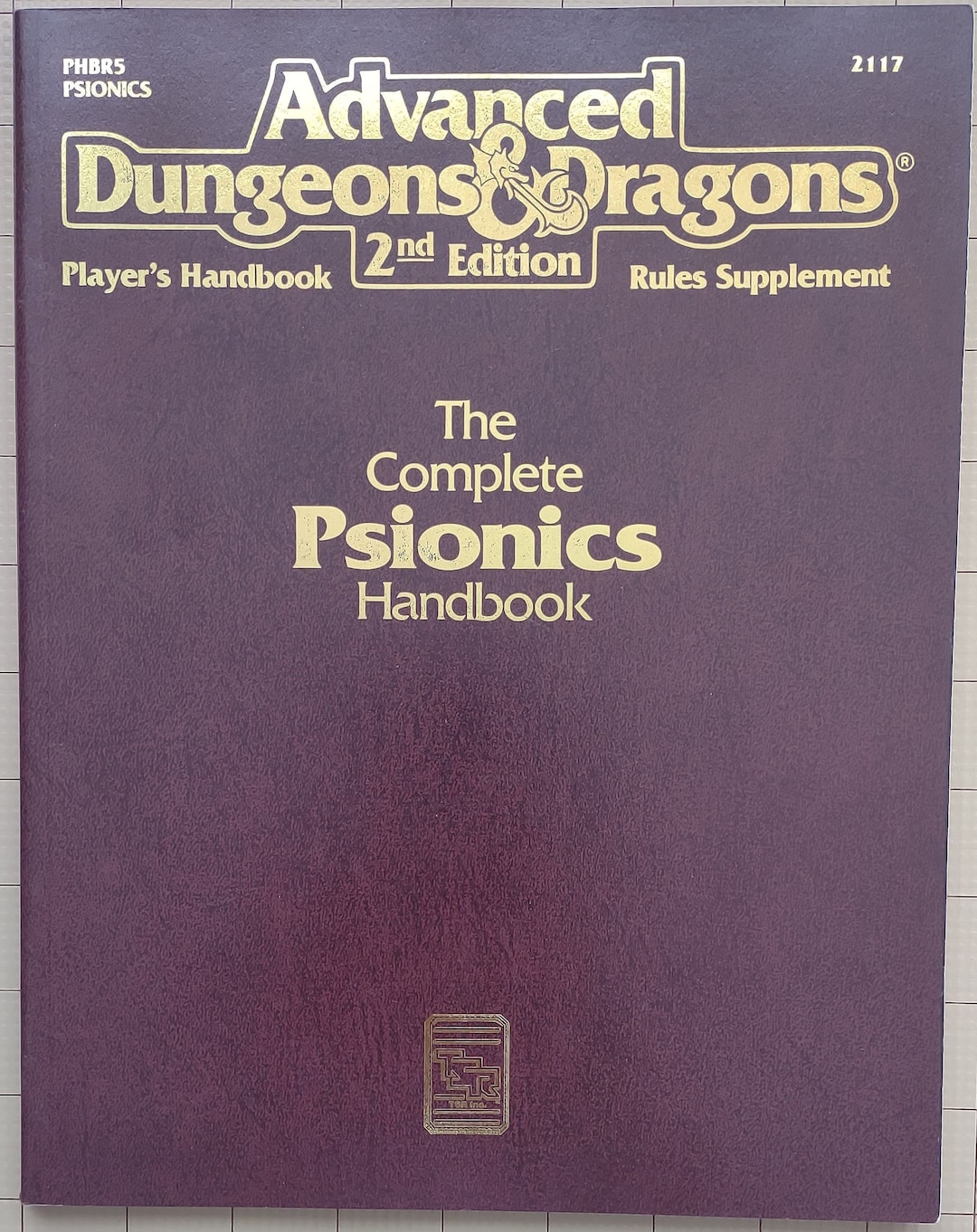 The Complete Psionics Handbook, Vintage TSR Softcover Advanced Dungeons and Dragons 2nd Edition ...