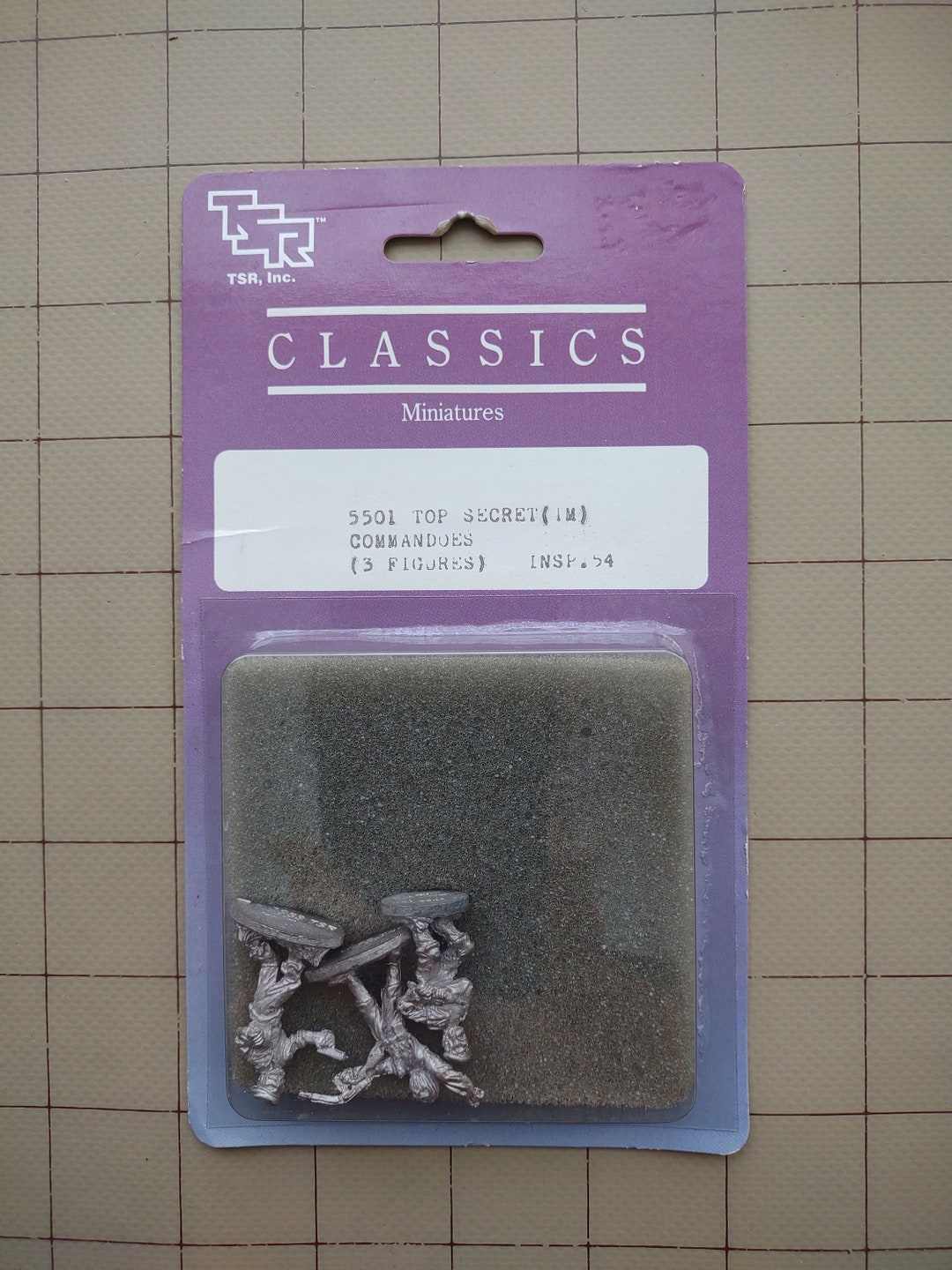 Vintage TSR Top Secret Commandoes (commandos) 25mm Lead Miniatures ...