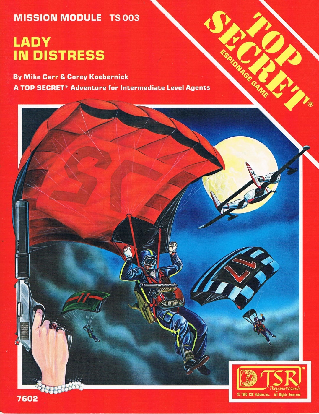 Top Secret Lady in Distress 1982 Vintage TSR Espionage for Intermediate ...