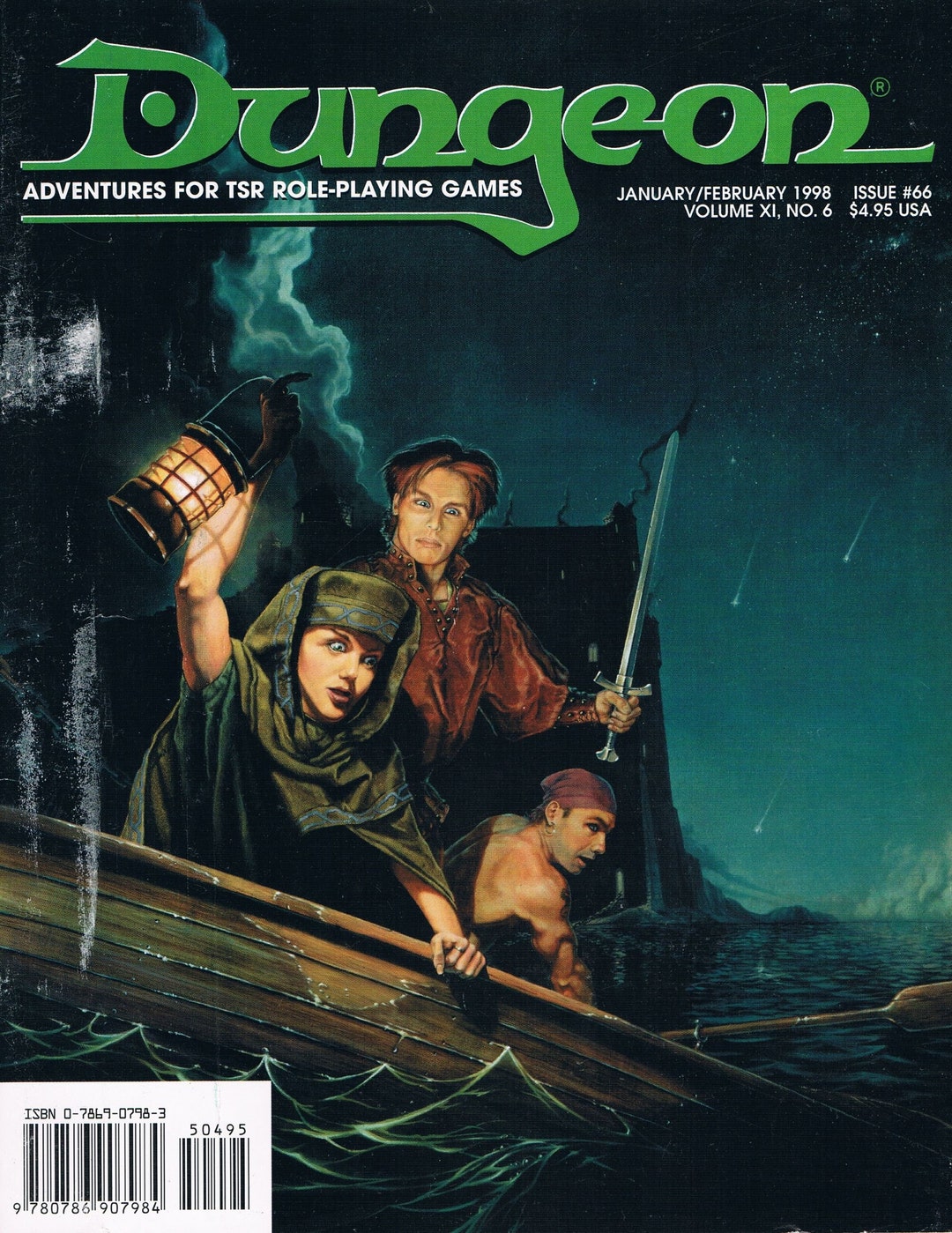 Dungeon Magazine #66 Dungeons and Dragons Adventures for Dnd and AD&D ...