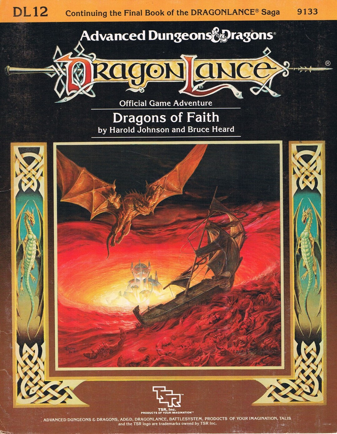 DL12 Dragons of Faith, Advanced Dungeons & Dragons 1st Edition ...