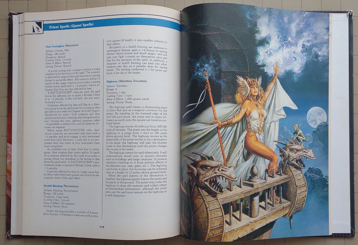 Tome of Magic Advanced Dungeons and Dragons 2nd Edition - Etsy